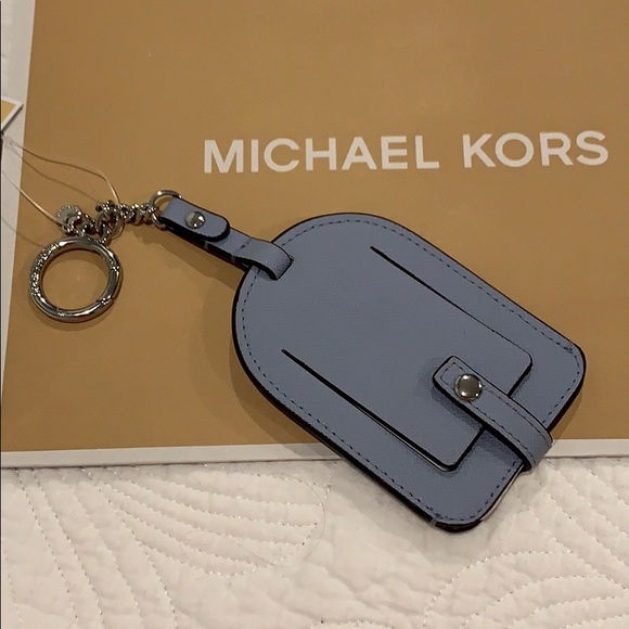 Michael Kors | Accessories | Michael Kors Montauk Luggage Tag Key Fob Lanyard | Poshmark